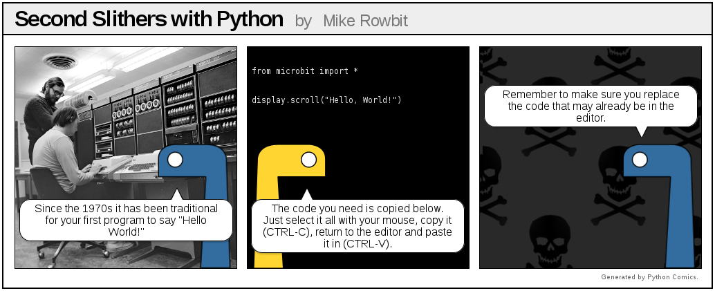 Microbit Python Editor Help